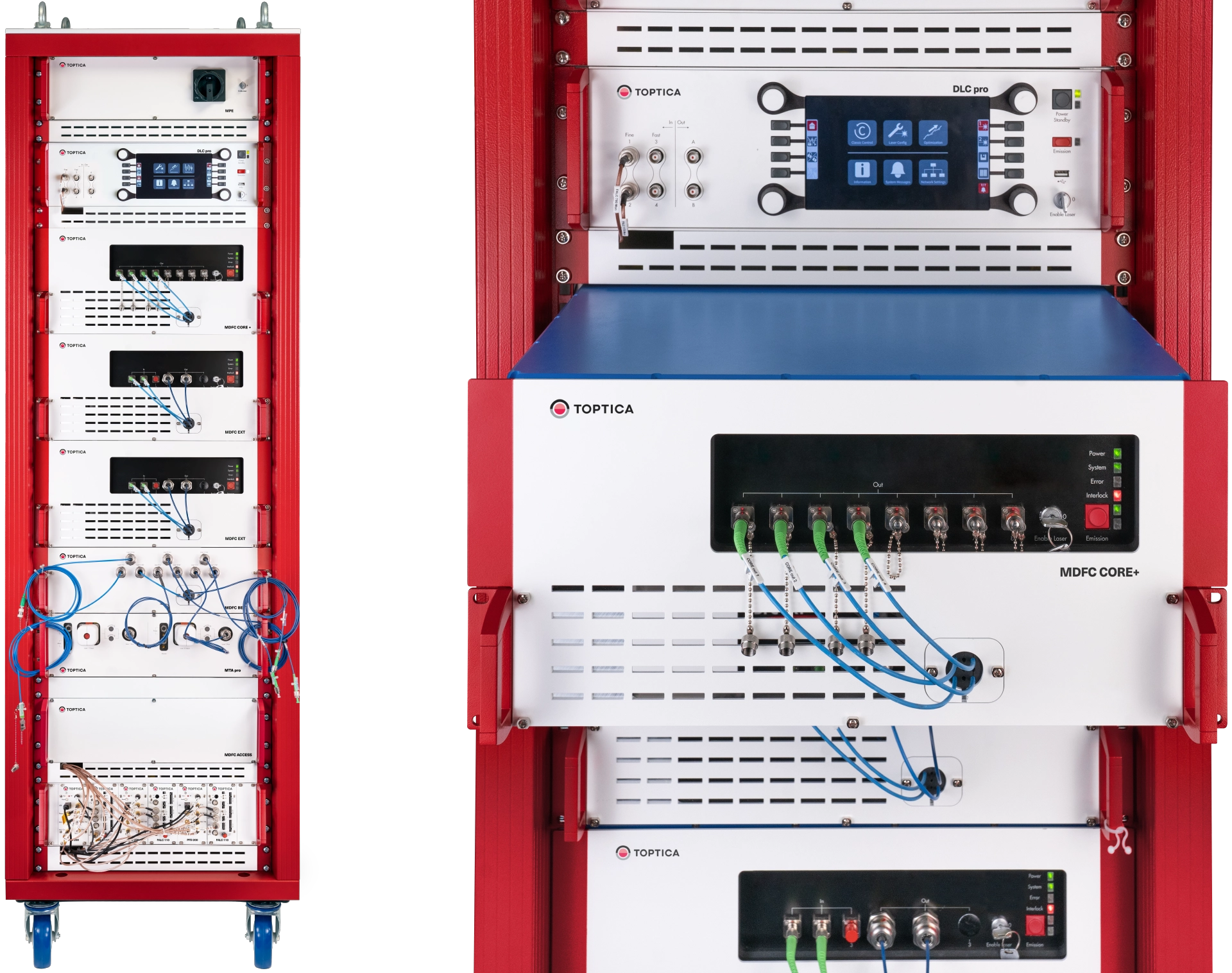 TOPTICA Photonics SE - Rack integrated lasers - MDFC